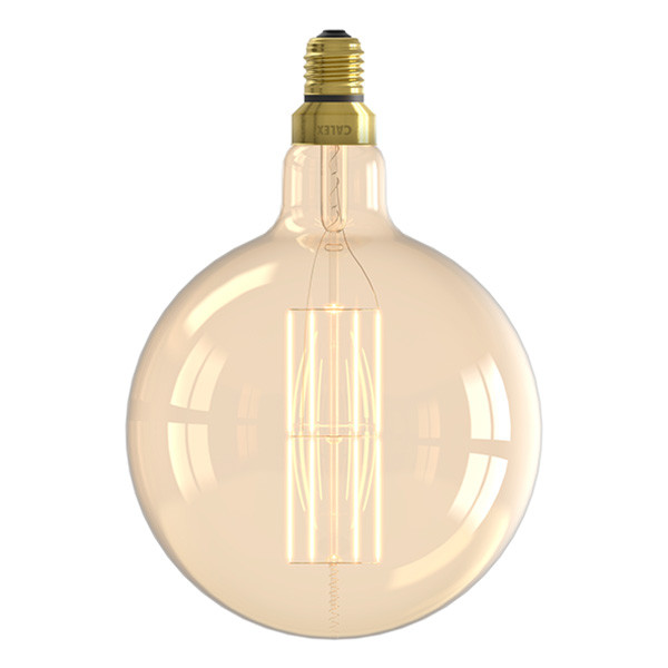 Calex XXL lamp E27 | MegaGlobe | Goud | 2200K | Dimbaar | 10.5W Calex 123led.nl
